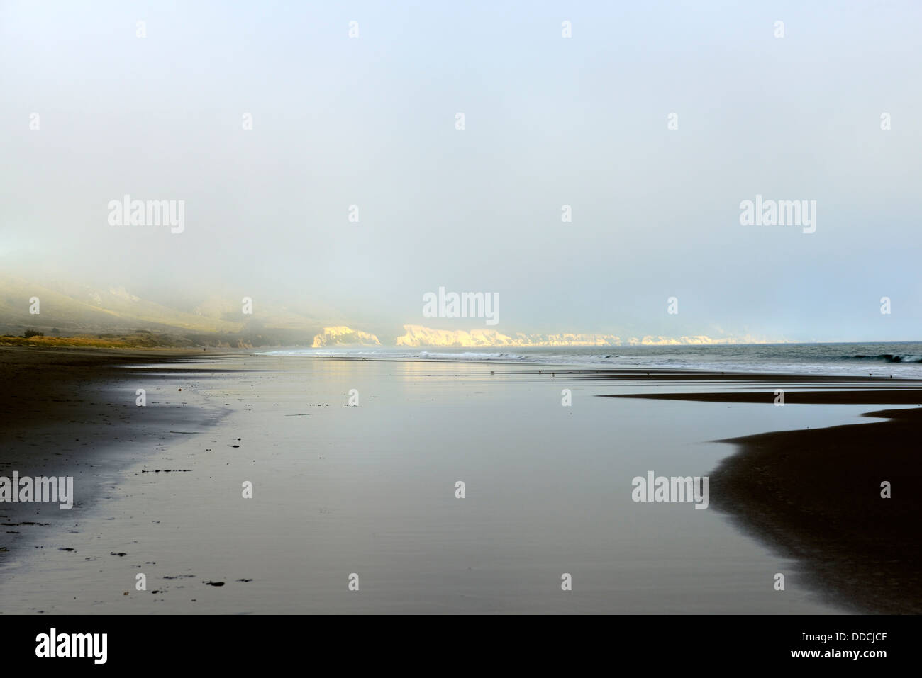 Sand dunes grass beach Drake's Bay Point Reyes National Seashore ...