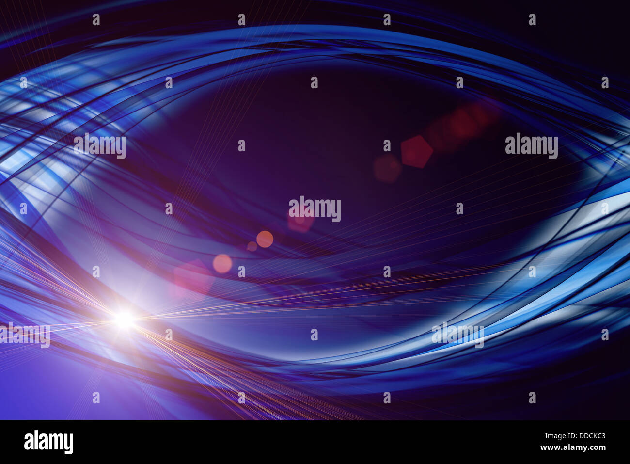 Futuristic technology wave background design with lights Stock Photo ...