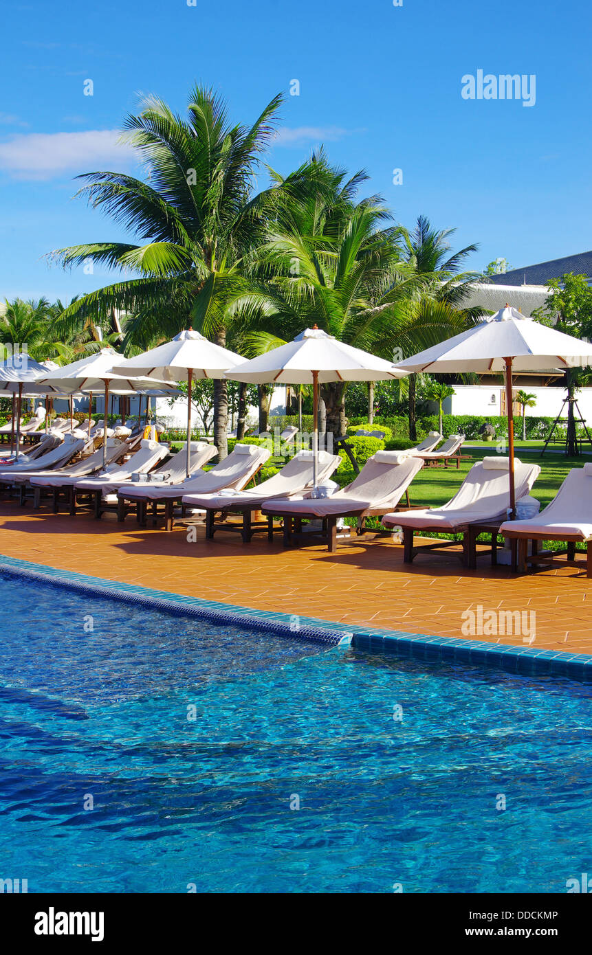 swimming pool in hotel Stock Photo - Alamy