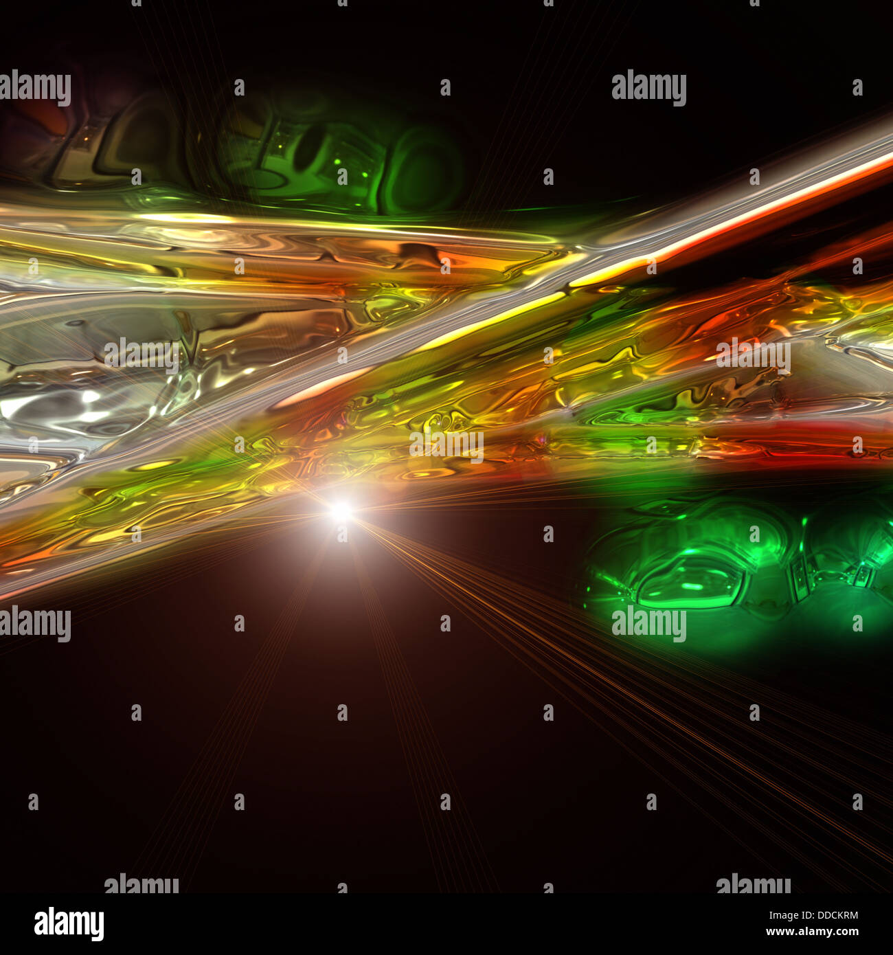 Futuristic technology wave background design with lights Stock Photo ...