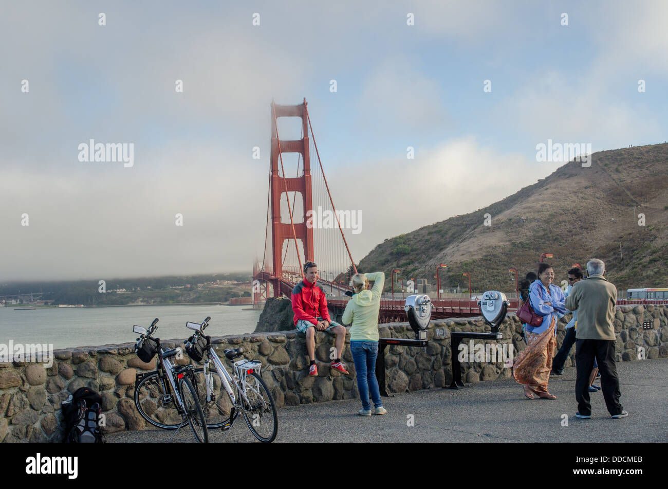 Golden gate bridge overlook hi-res stock photography and images - Alamy