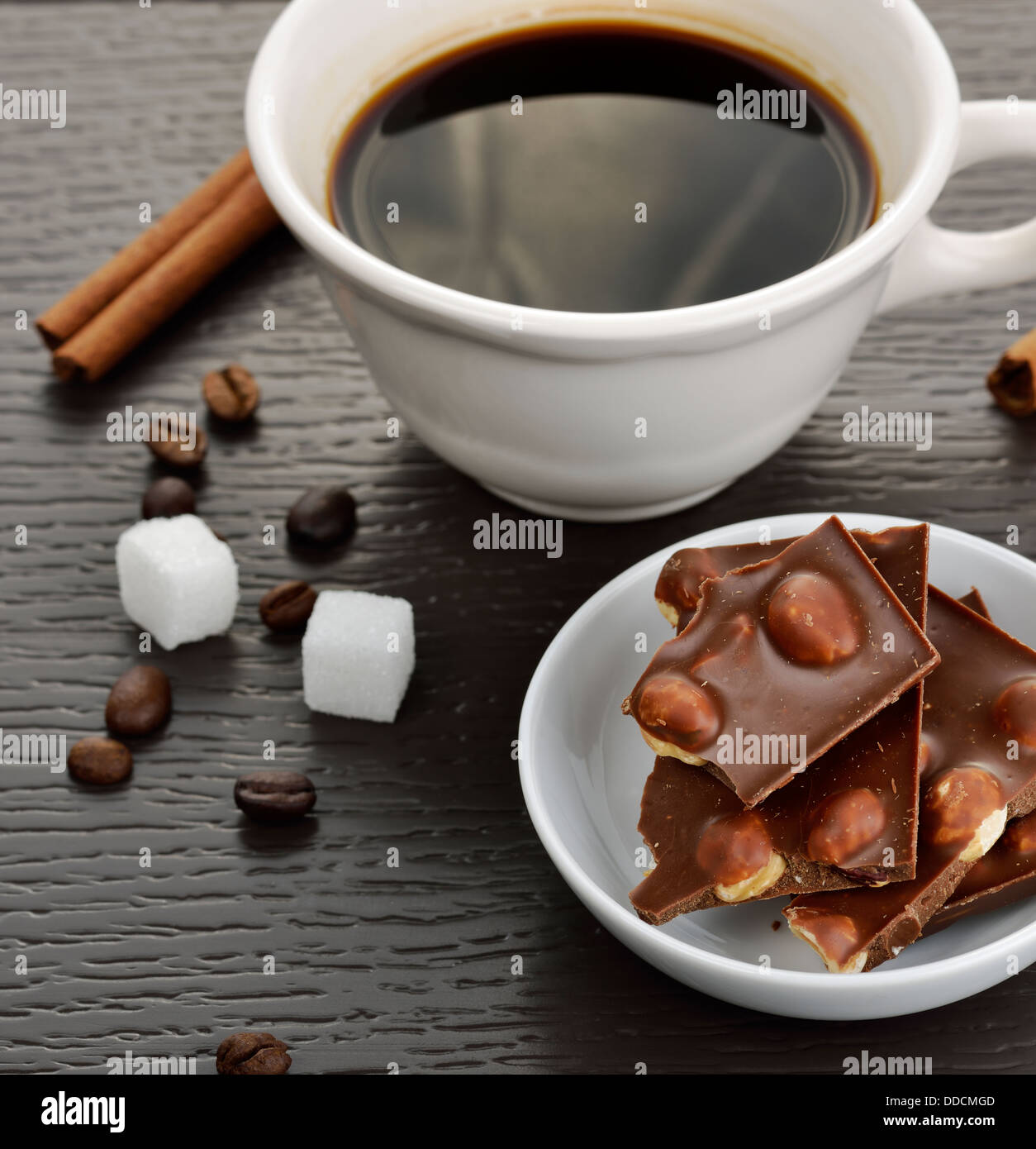 Coffee And Chocolate Stock Photo - Alamy