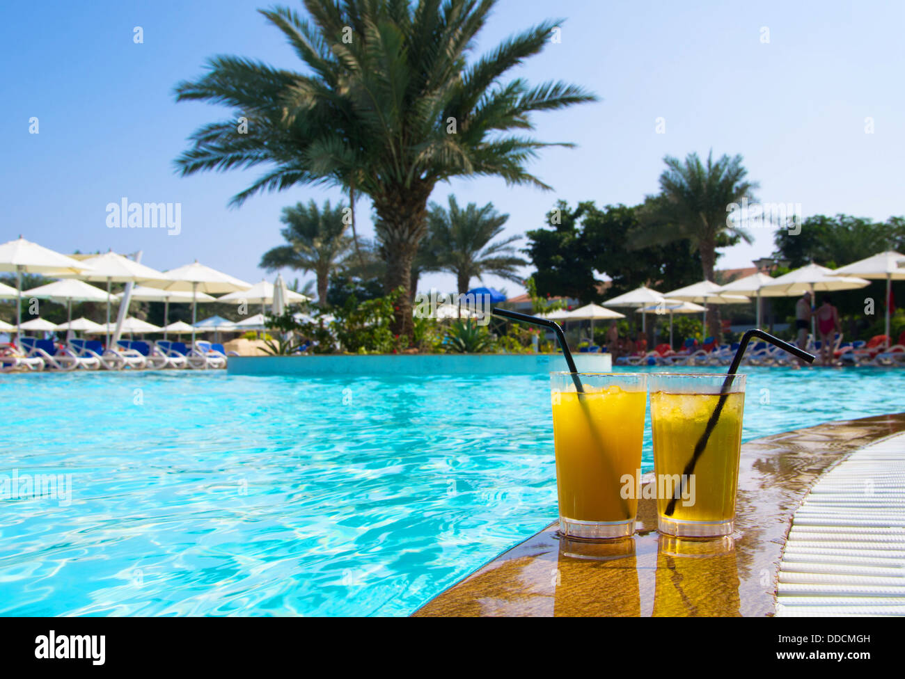 juice with swimming pool Stock Photo - Alamy