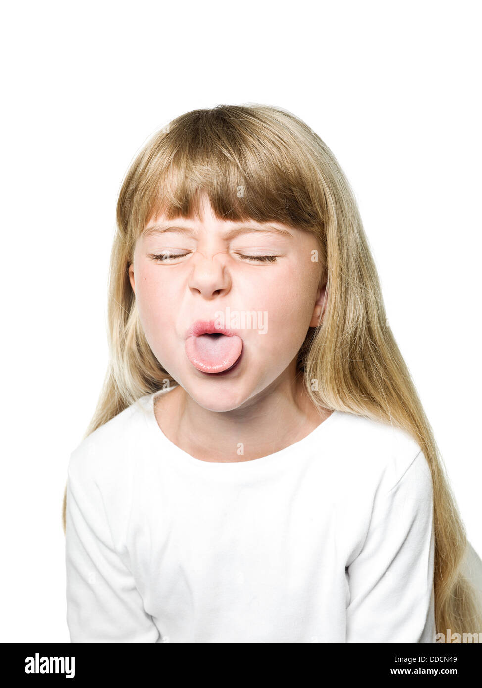 Making a face Stock Photo - Alamy