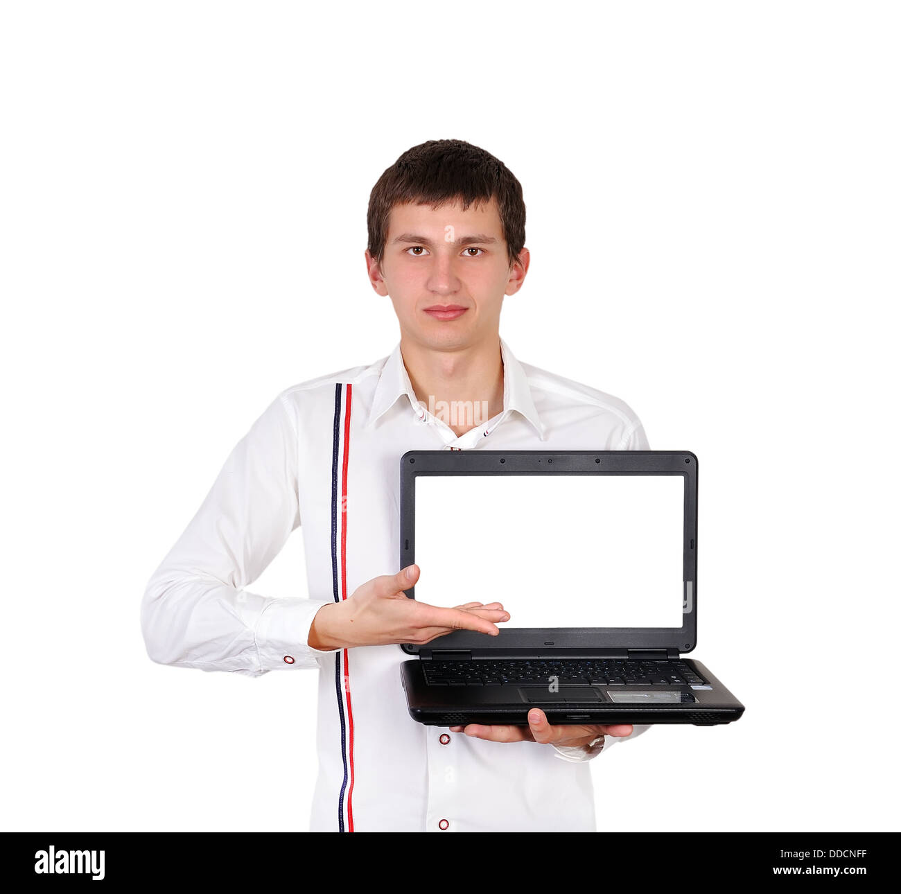 man with laptop Stock Photo - Alamy