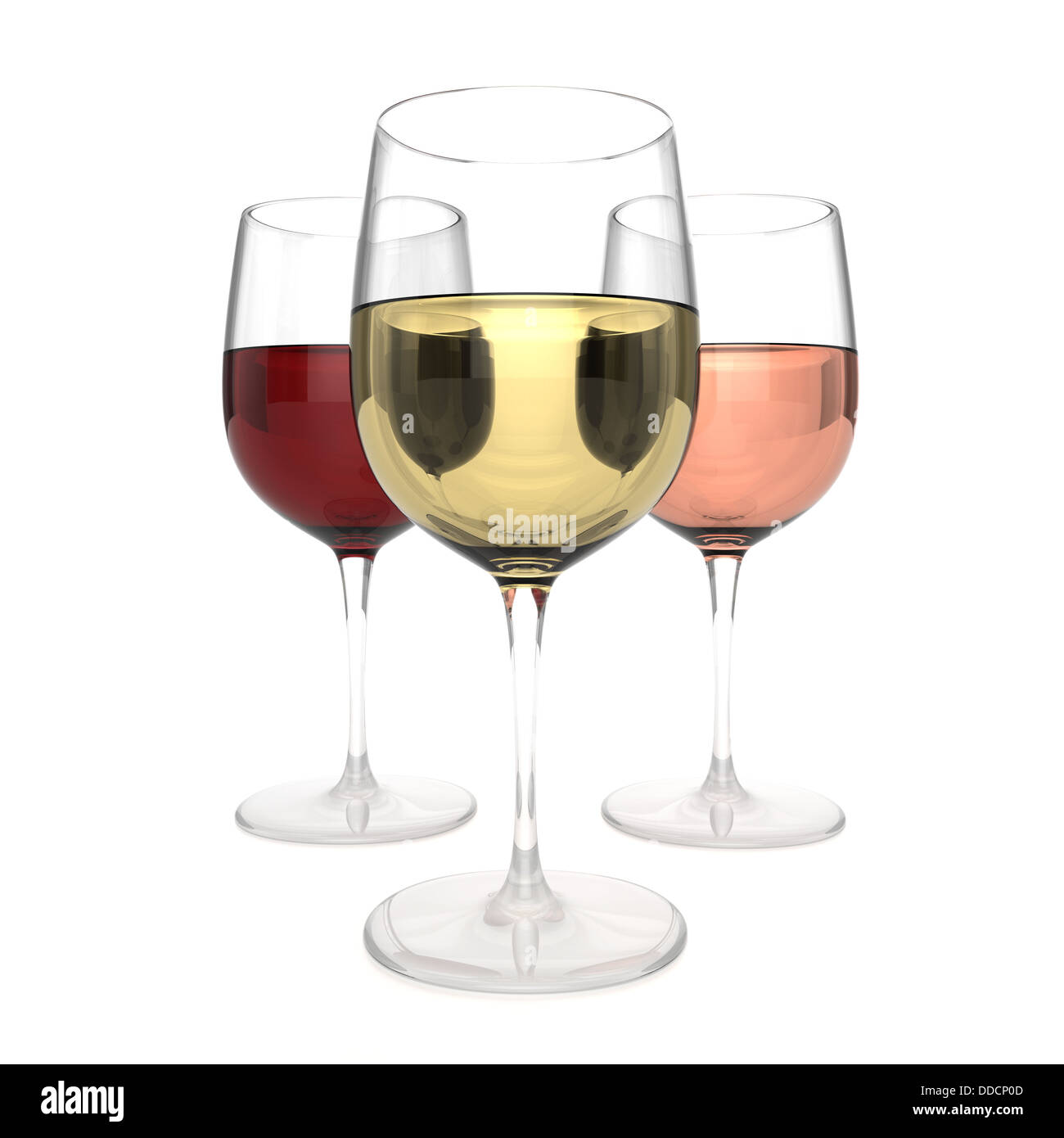 3 glasses of wine hi-res stock photography and images - Alamy