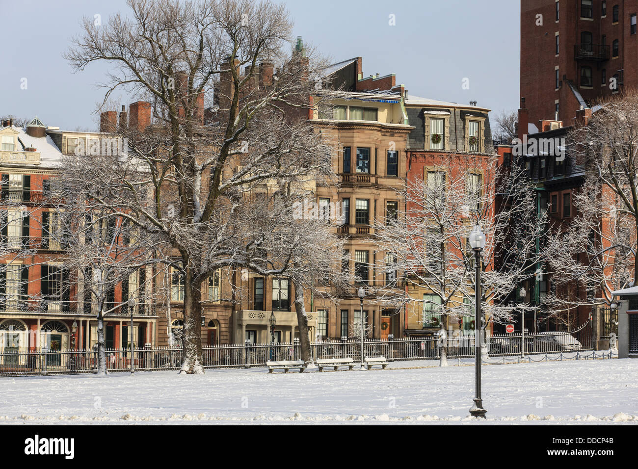 Boston Common Winter High Resolution Stock Photography and Images - Alamy