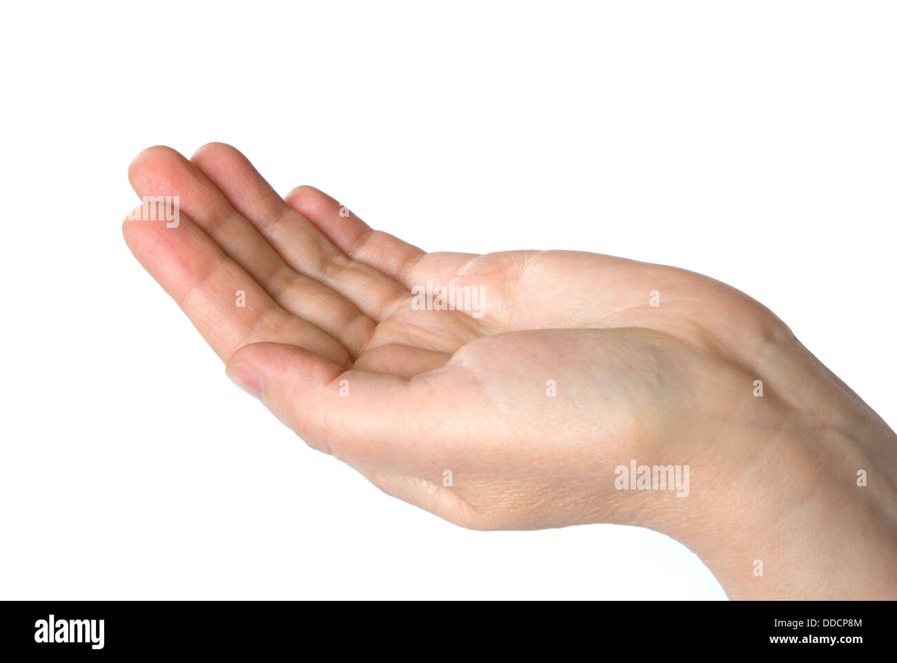 hand on white Stock Photo - Alamy