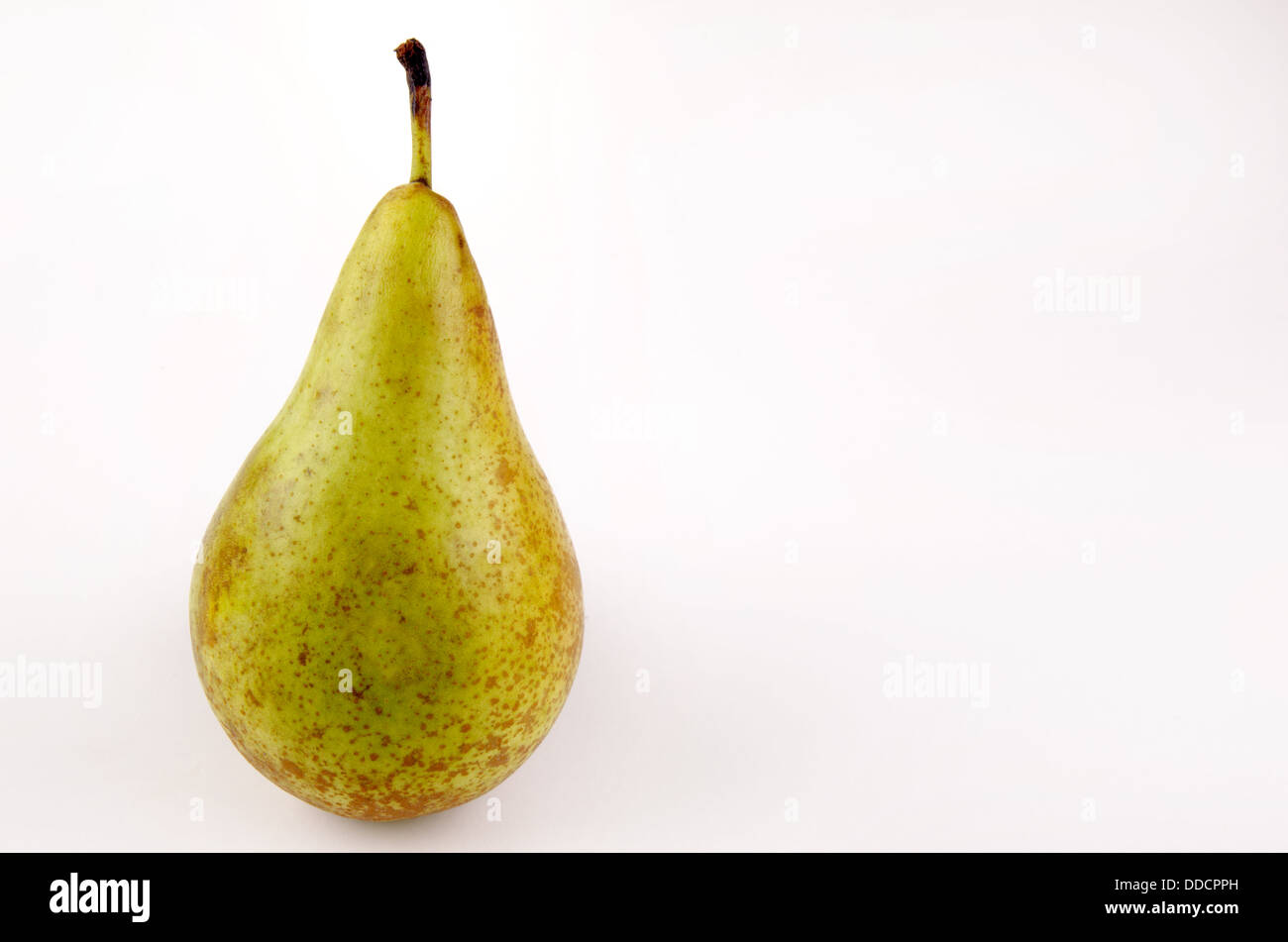 one pear and light background Stock Photo - Alamy