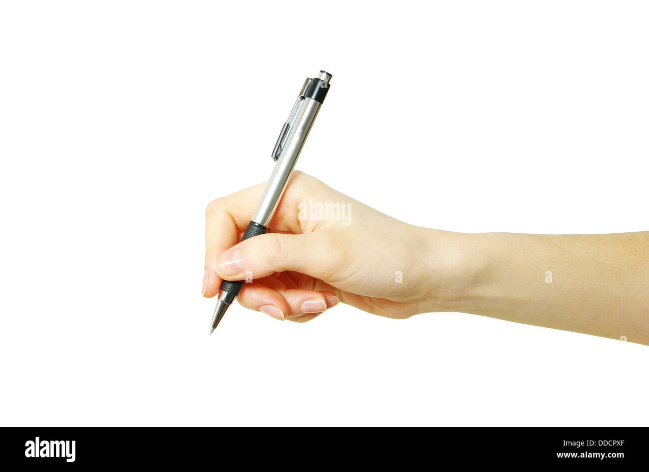 Close up hand business Cut Out Stock Images & Pictures - Alamy