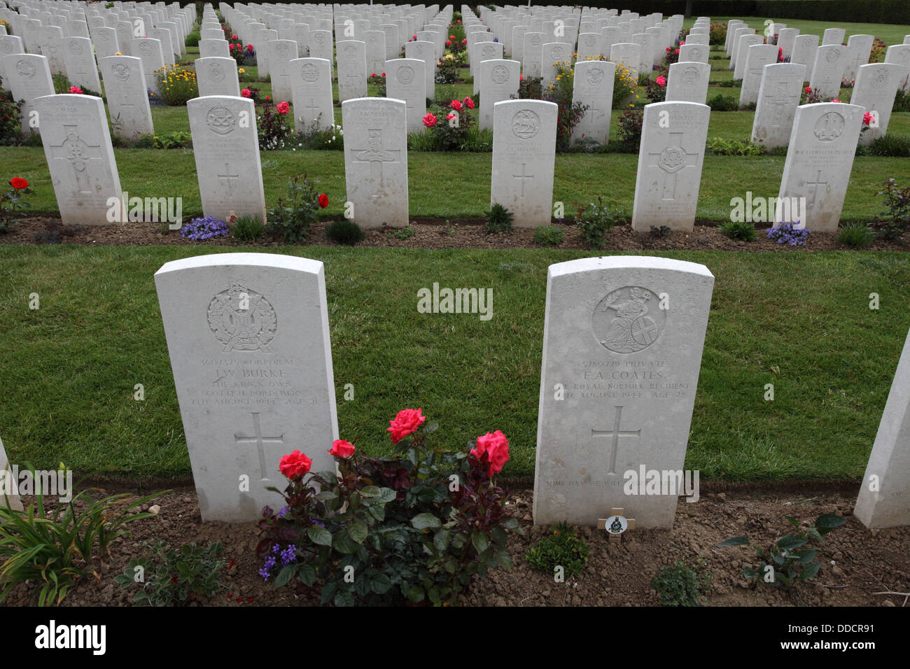Bayeux commonwealth war graves commission cemetery hi-res stock photography and images - Alamy