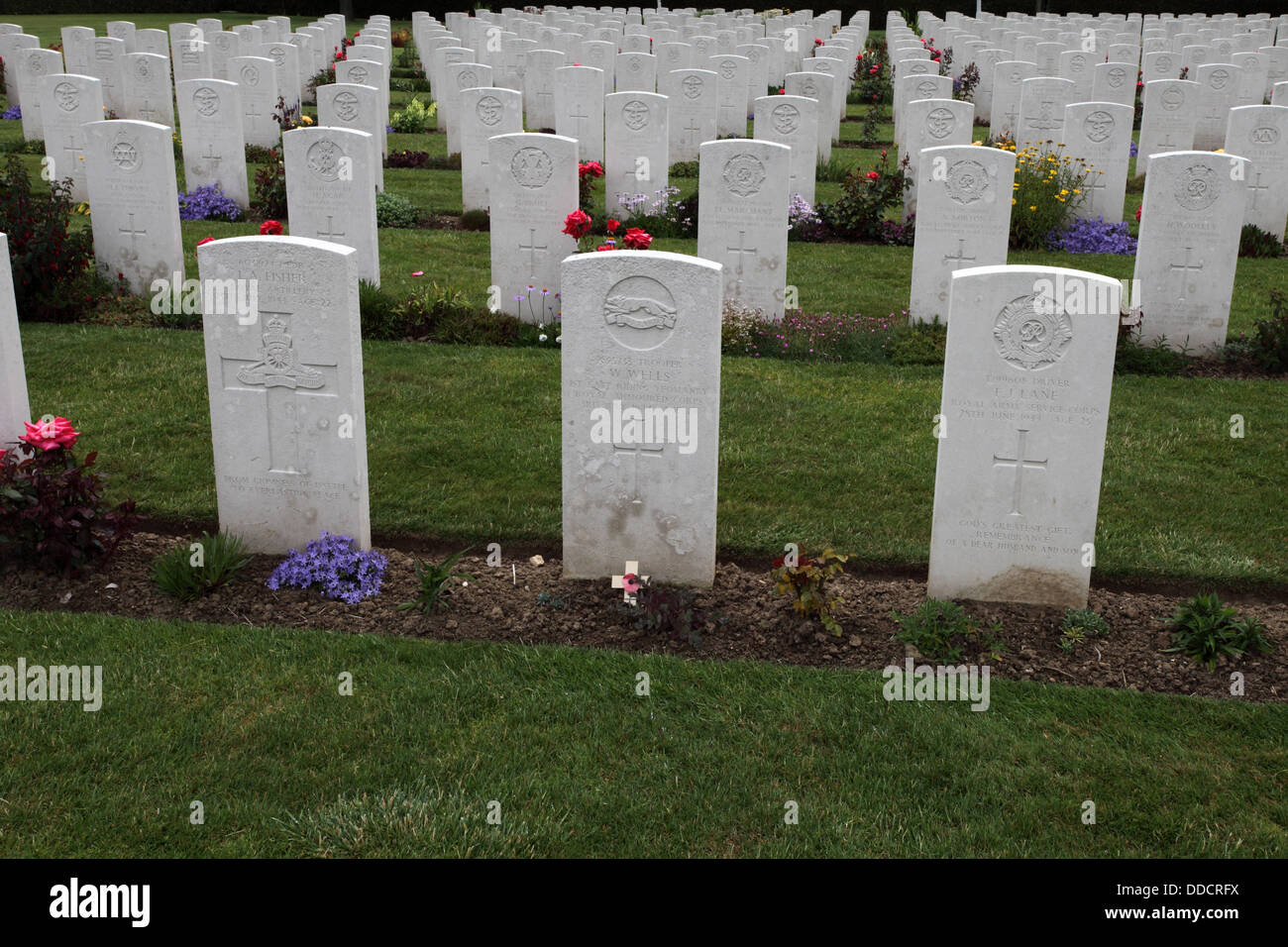 The British War cemetery at Bayuex, France Bayeux Commonwealth War ...