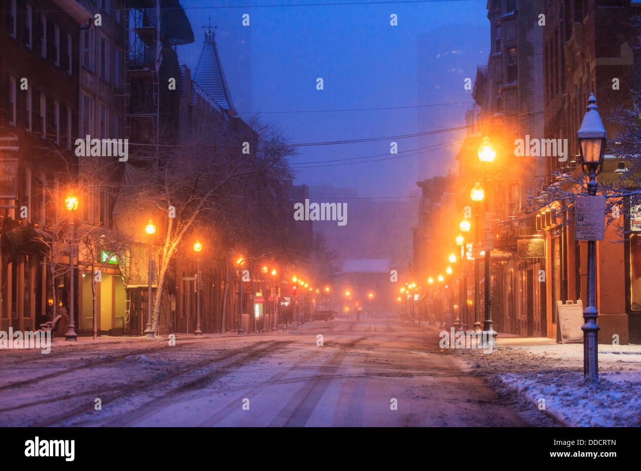 Hanover street in north end hi-res stock photography and images - Alamy