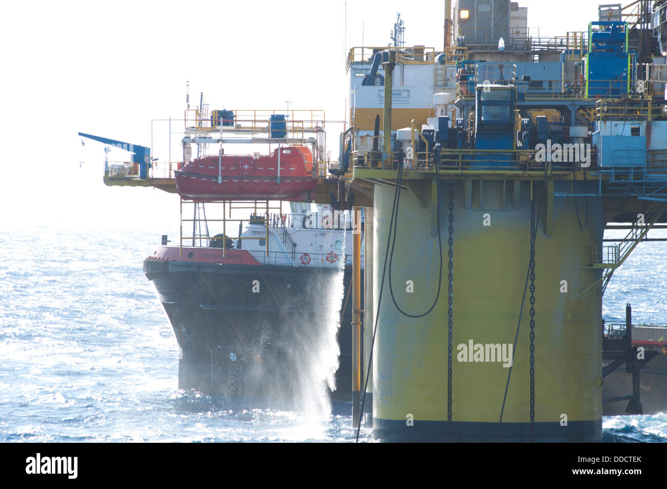 ss 50 oil drilling rig offshore Campos basin, Rio de Janeiro, Brazil ...