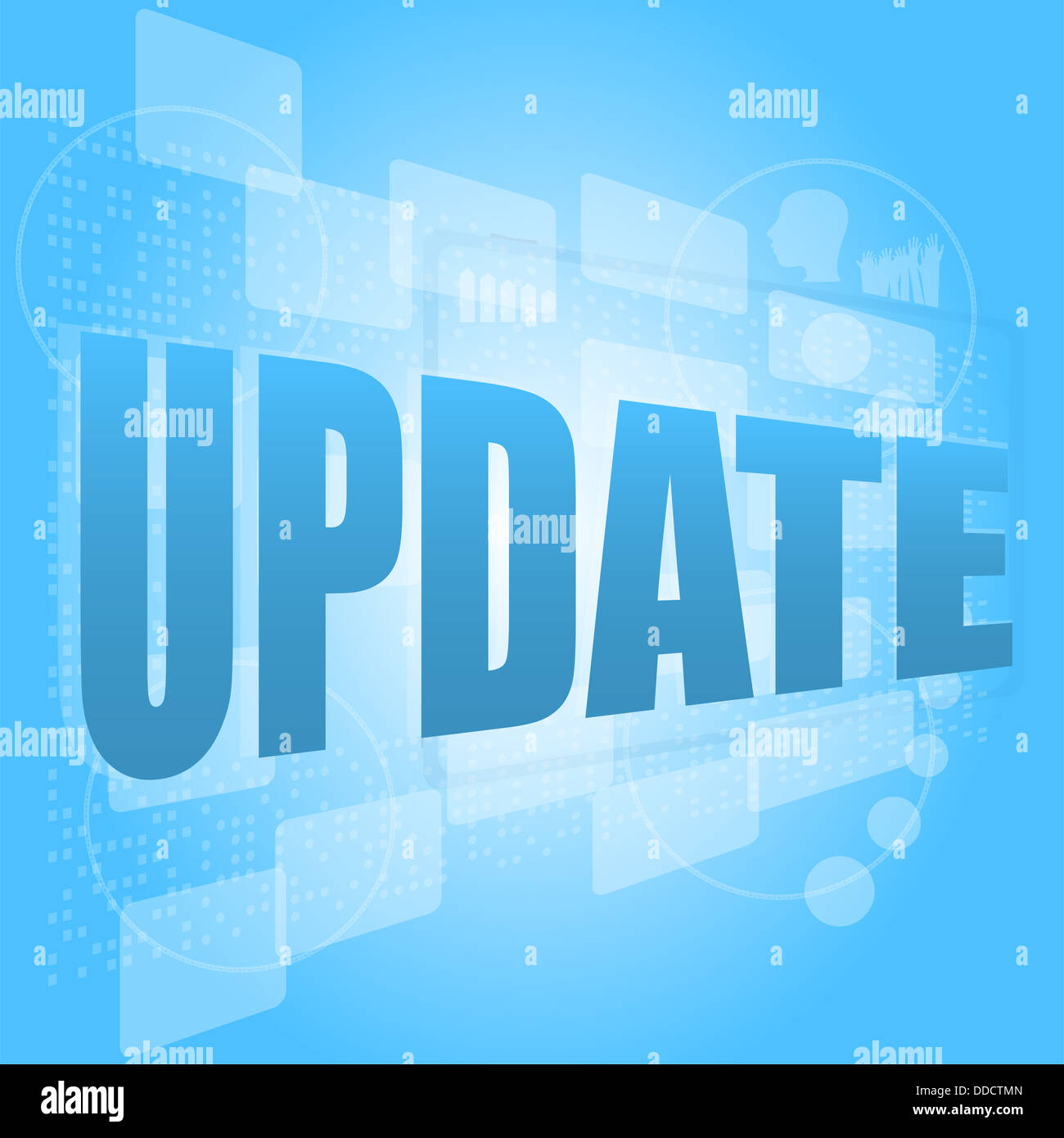 Digital marketing update in laptop hi-res stock photography and images ...
