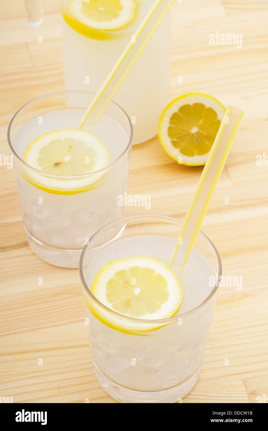 fresh lemonade drink Stock Photo - Alamy