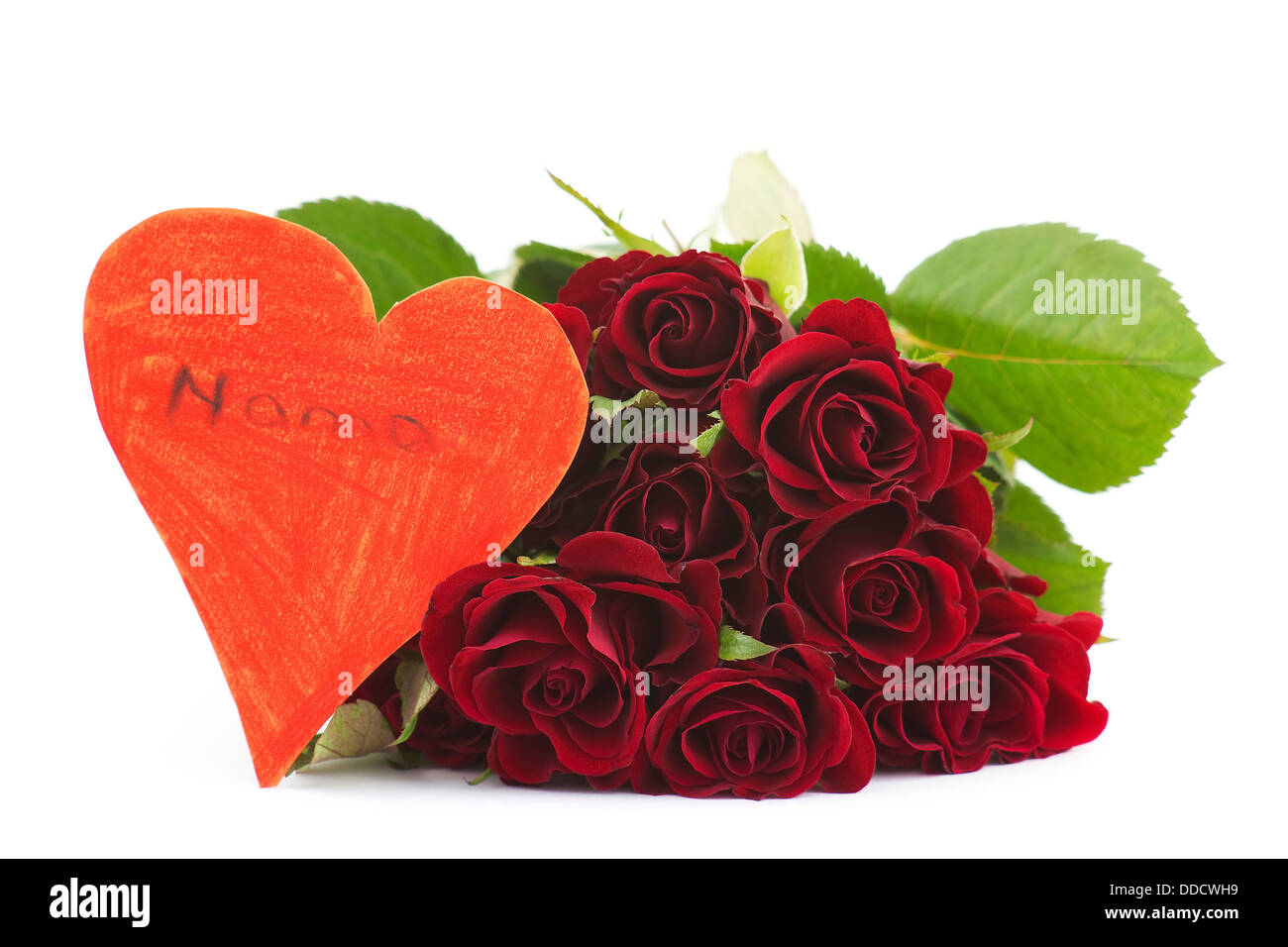 Purple heart flower Cut Out Stock Images & Pictures - Alamy