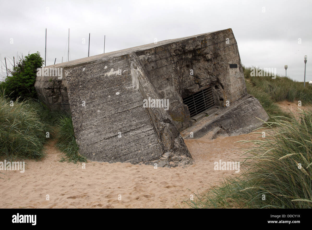 Juno Beach Courseulles-sur-Mer, Normandy, France Pill box taken and ...