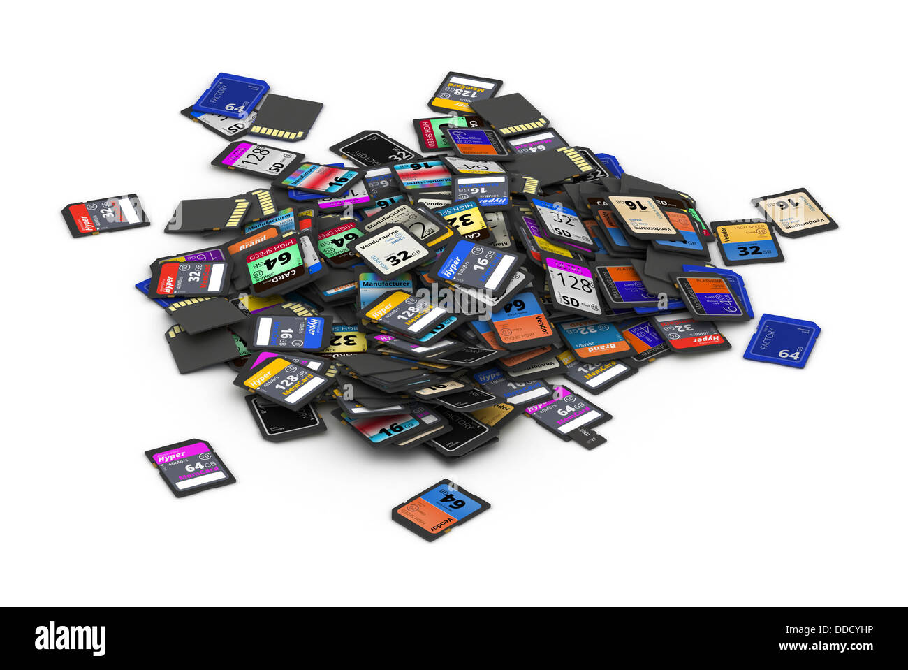 Heap of SD and microSD memory cards Stock Photo - Alamy