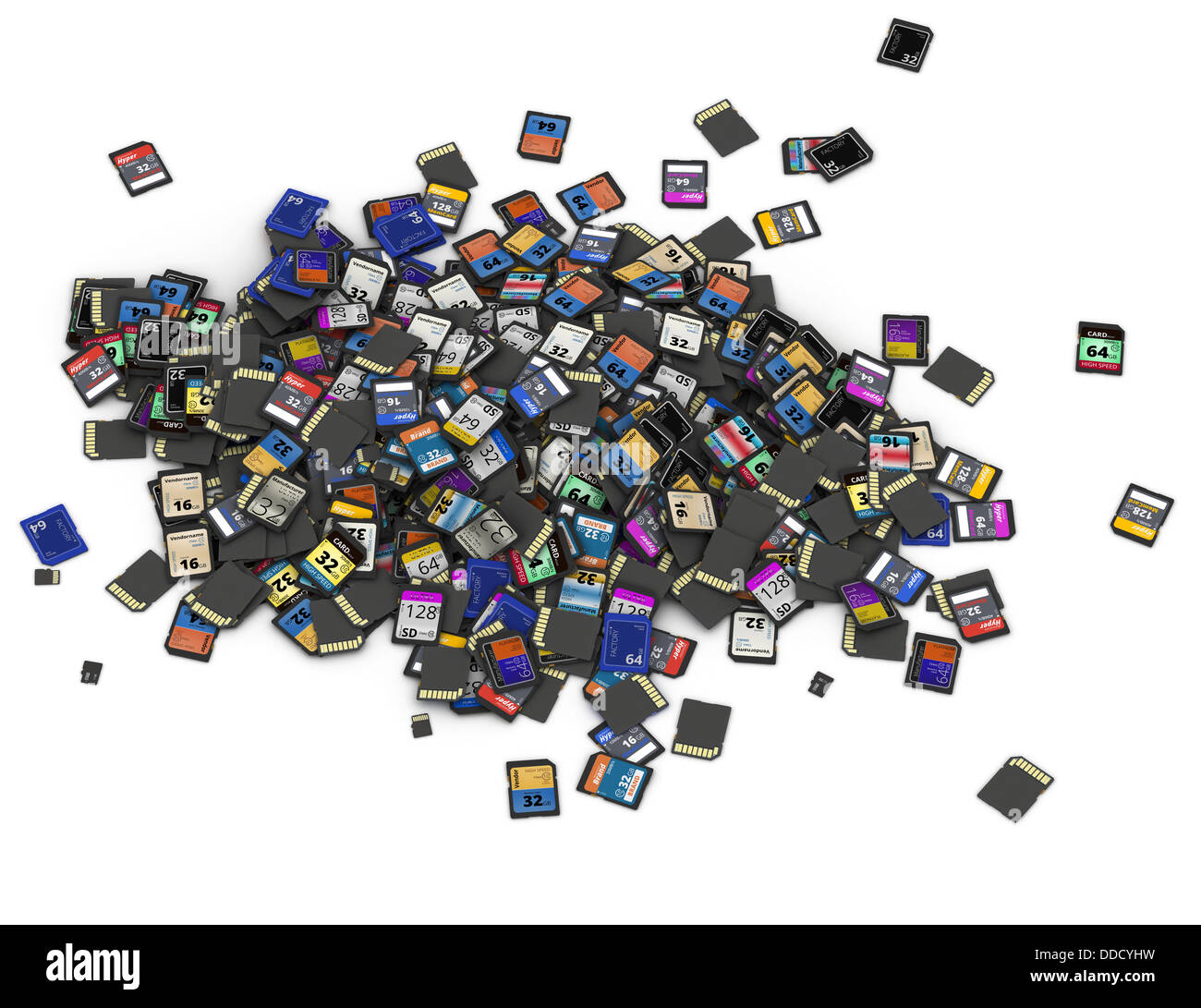 Heap of SD and microSD memory cards Stock Photo - Alamy