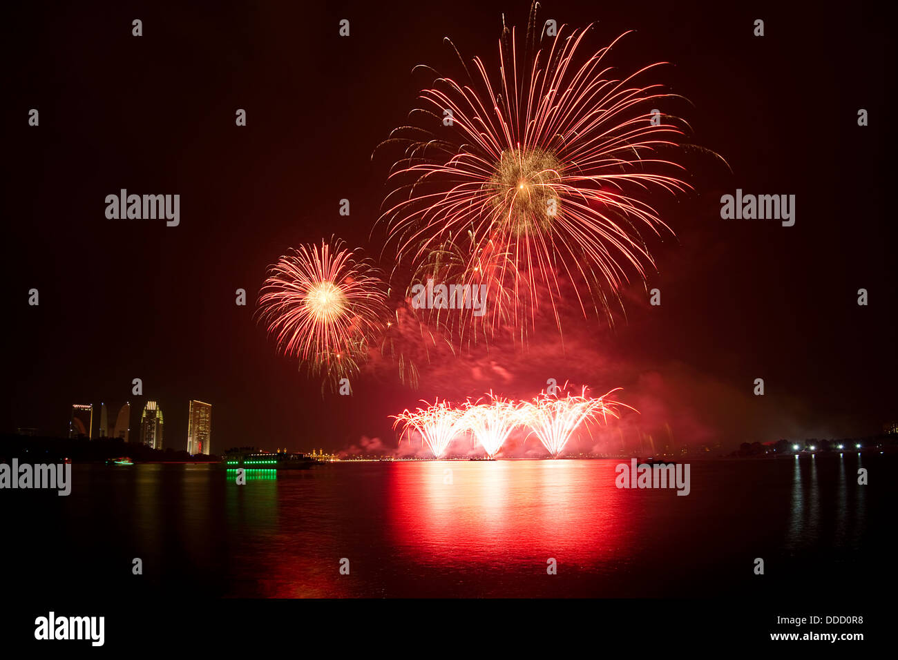 Fireworks display at the International Fireworks Competition in ...