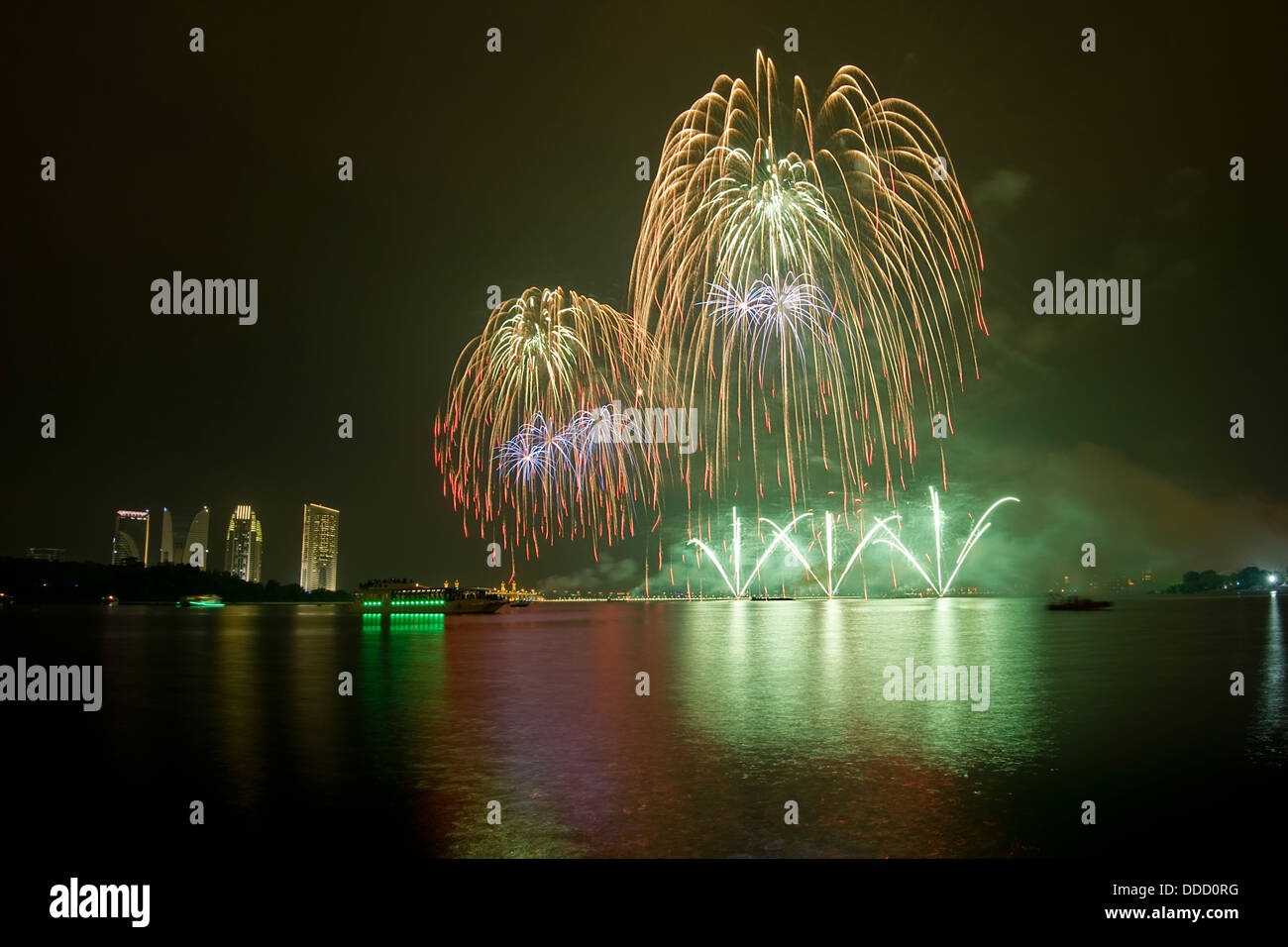 Fireworks display at the International Fireworks Competition in ...