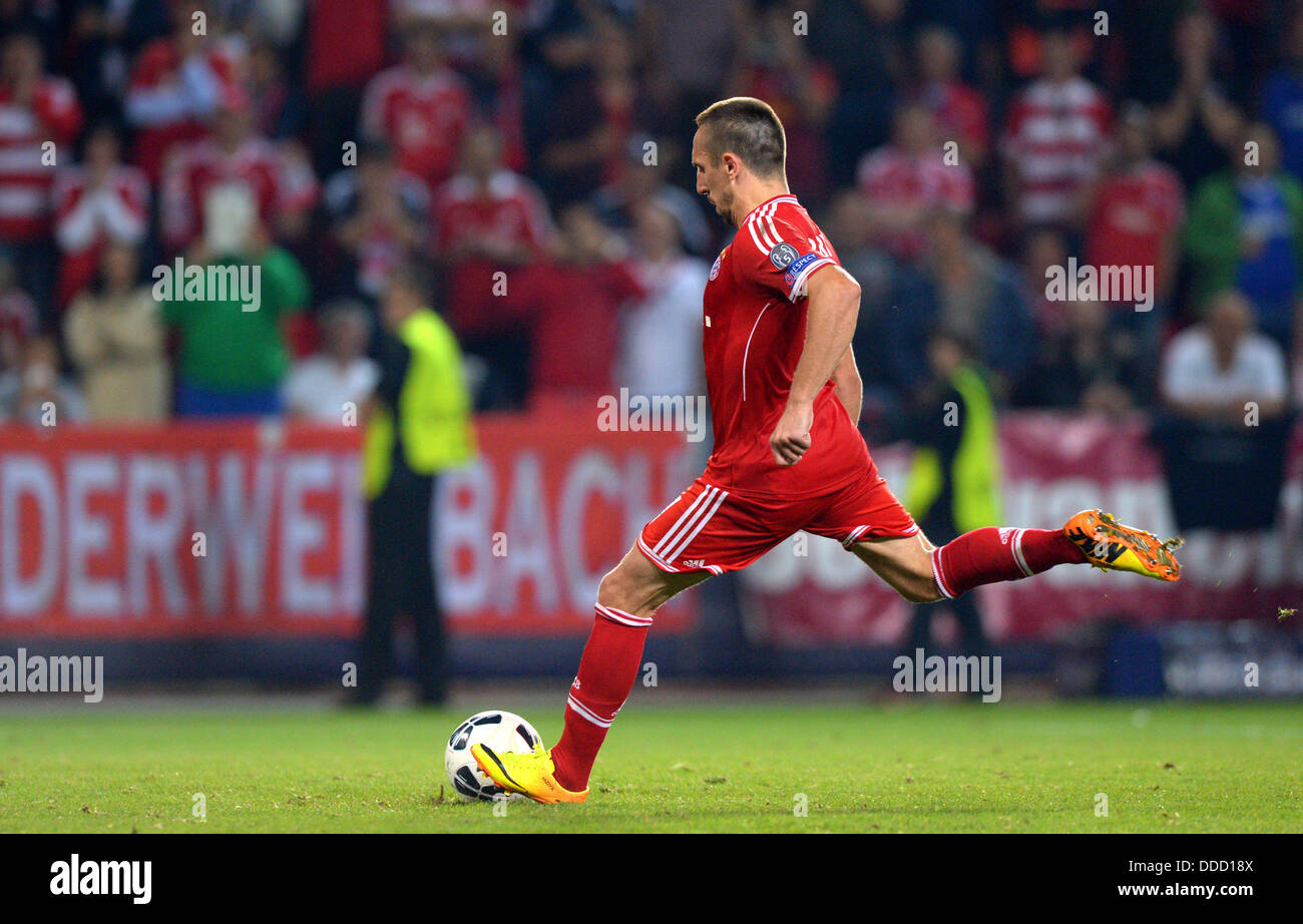 Prague, Czech Republic. 30th Aug, 2013. Franck Ribery of Munich during ...
