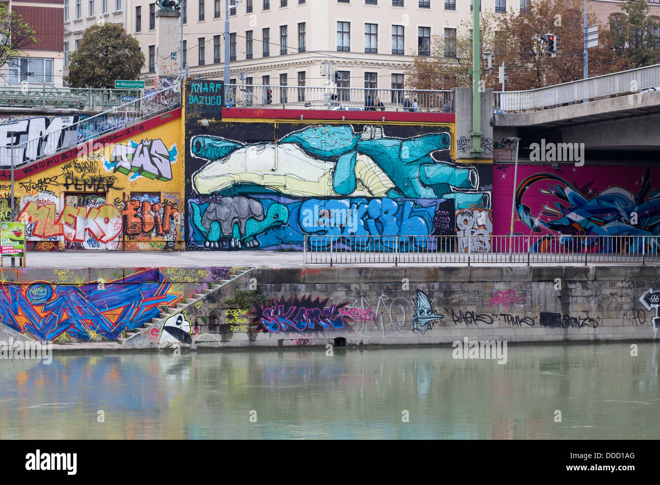 Danube canal vienna hi-res stock photography and images - Alamy