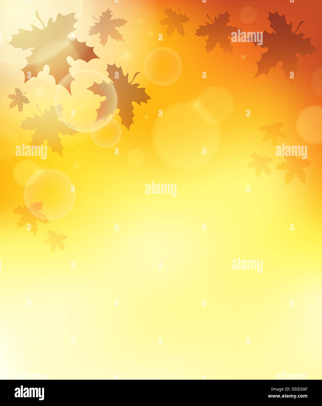 Autumn theme background 3 - picture illustration Stock Photo - Alamy