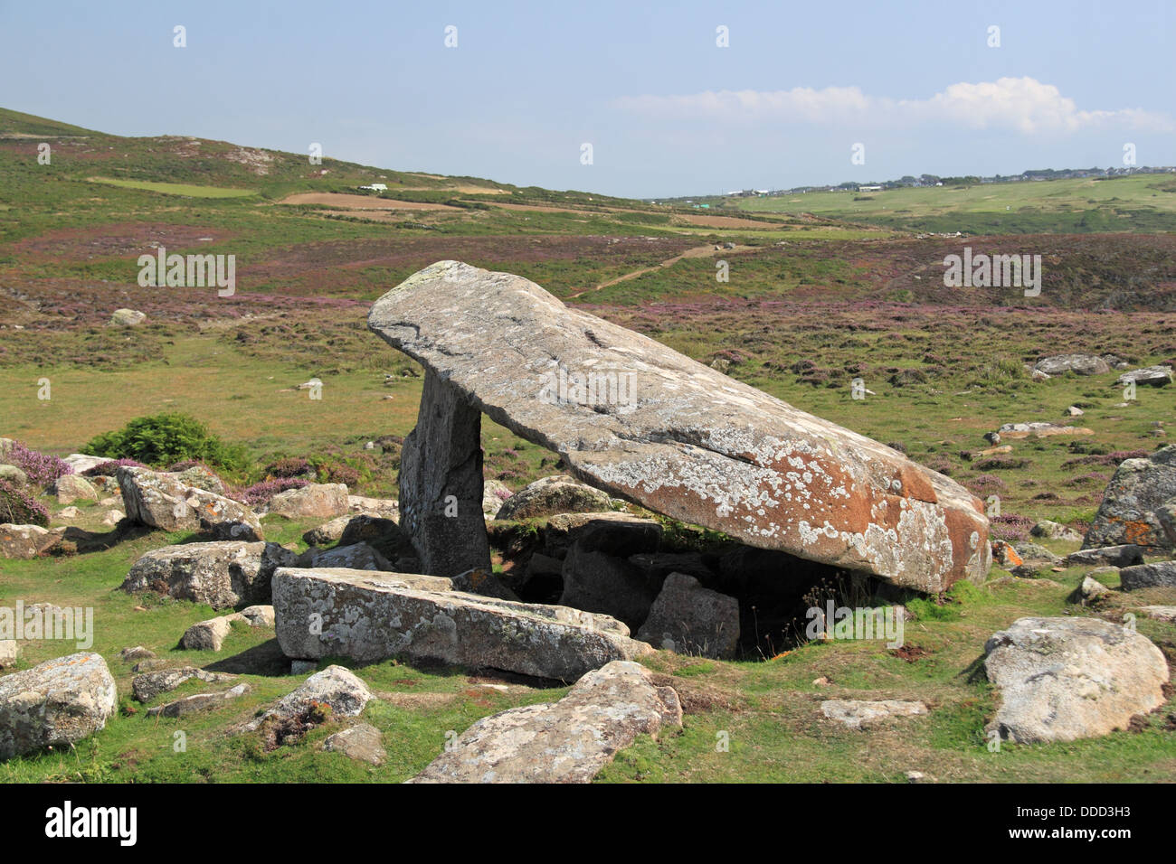 Arthur's Quoit, new stone age burial chamber, St David's Head ...