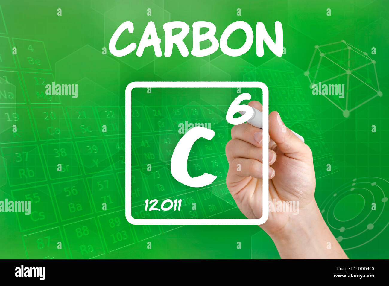 Symbol for the chemical element carbon Stock Photo - Alamy