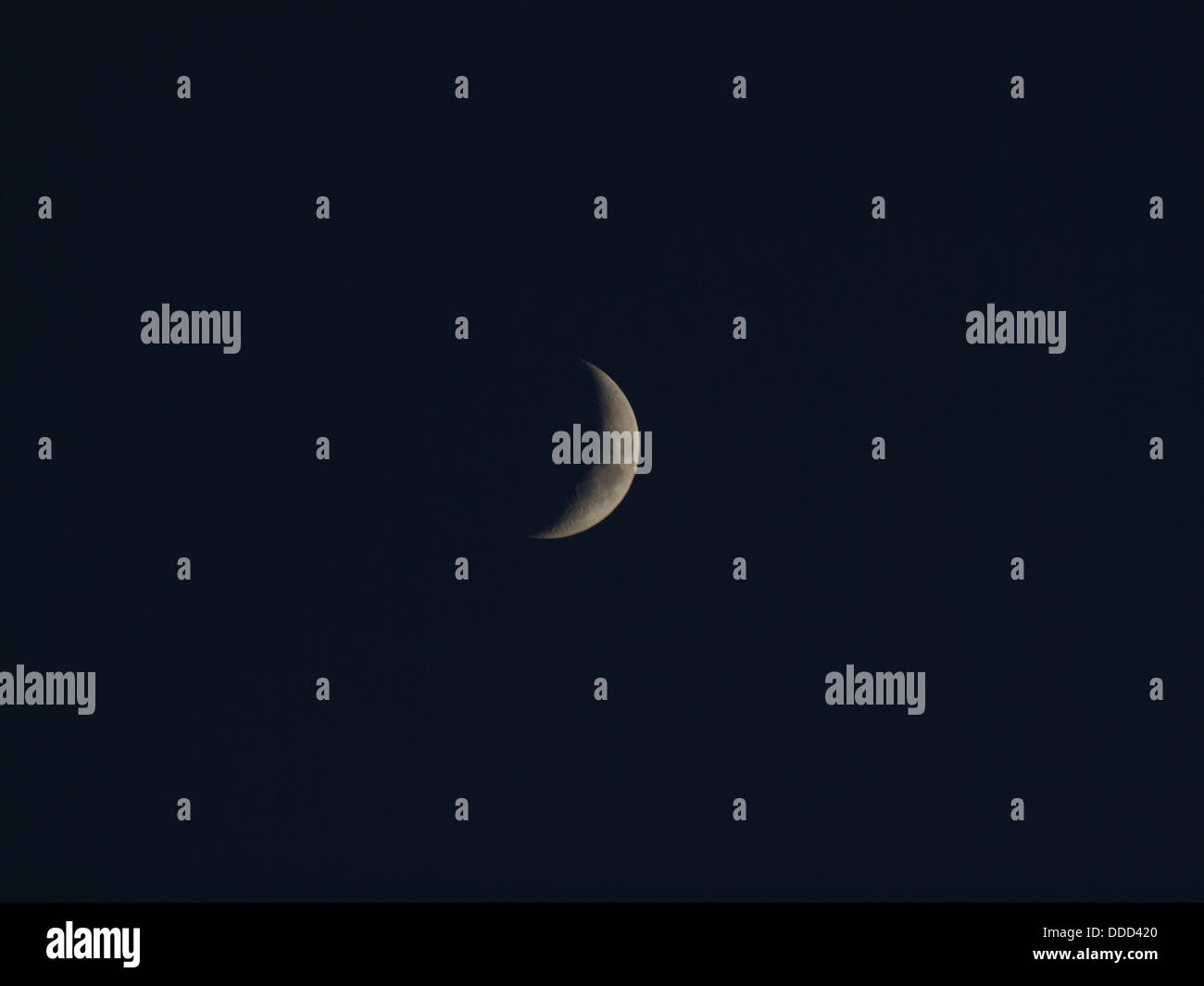 The moon at night Stock Photo - Alamy