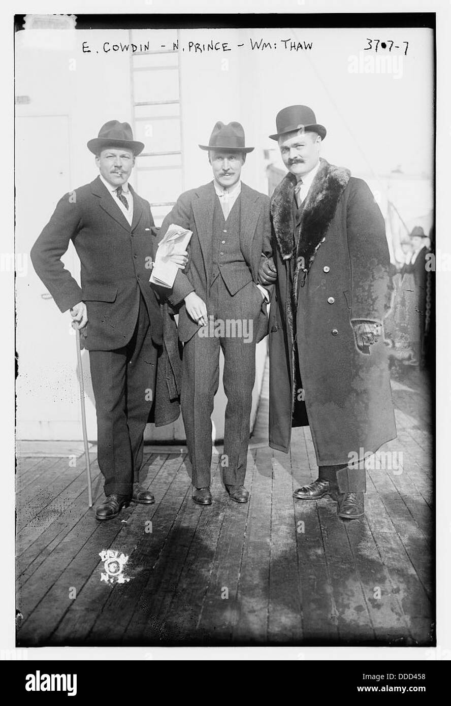 This photograph from the Library of Congress features E. Cowdin, N ...