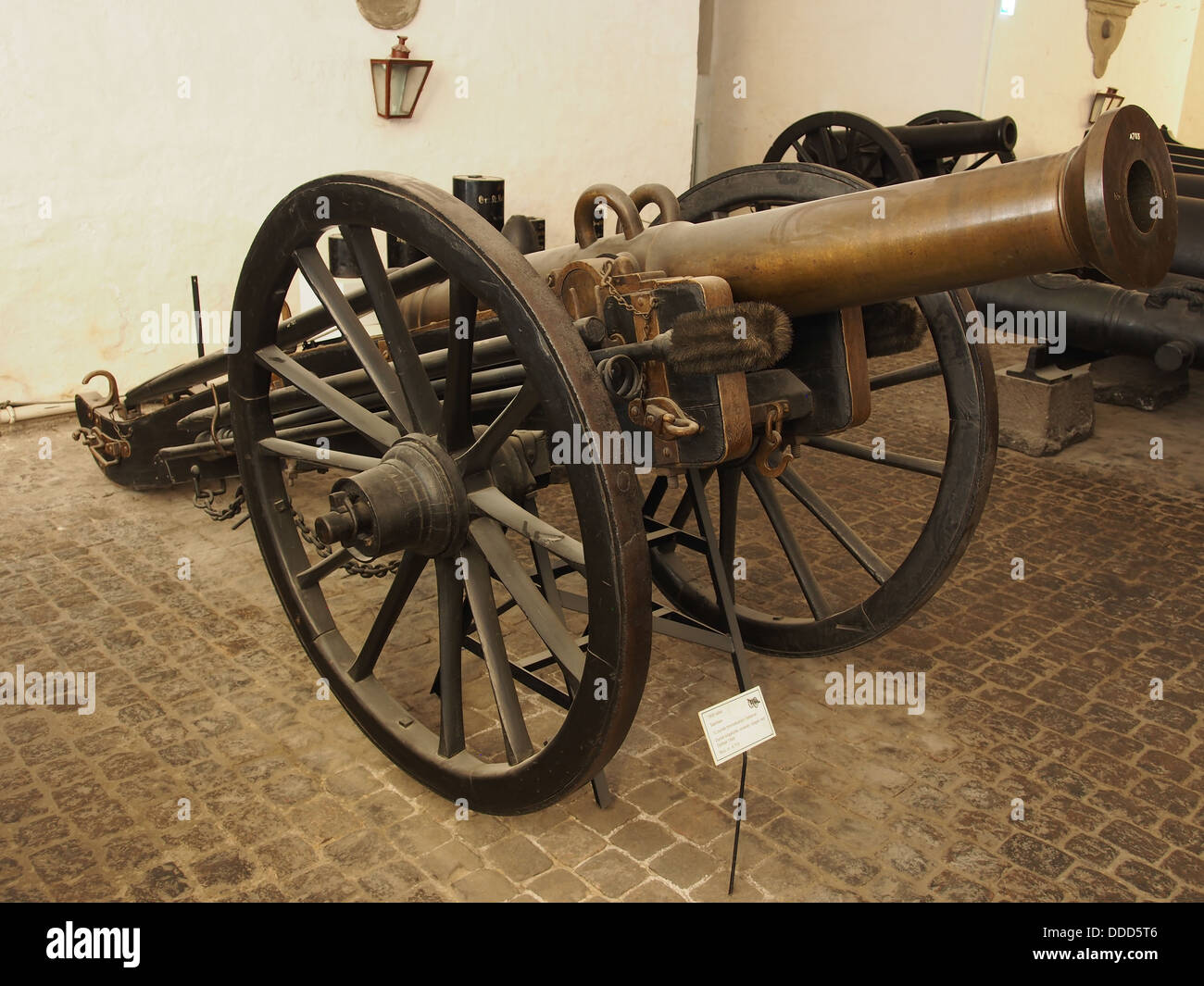 1849 Sachsen 12 pounder bronze cannon at the Royal Danish Arsenal ...