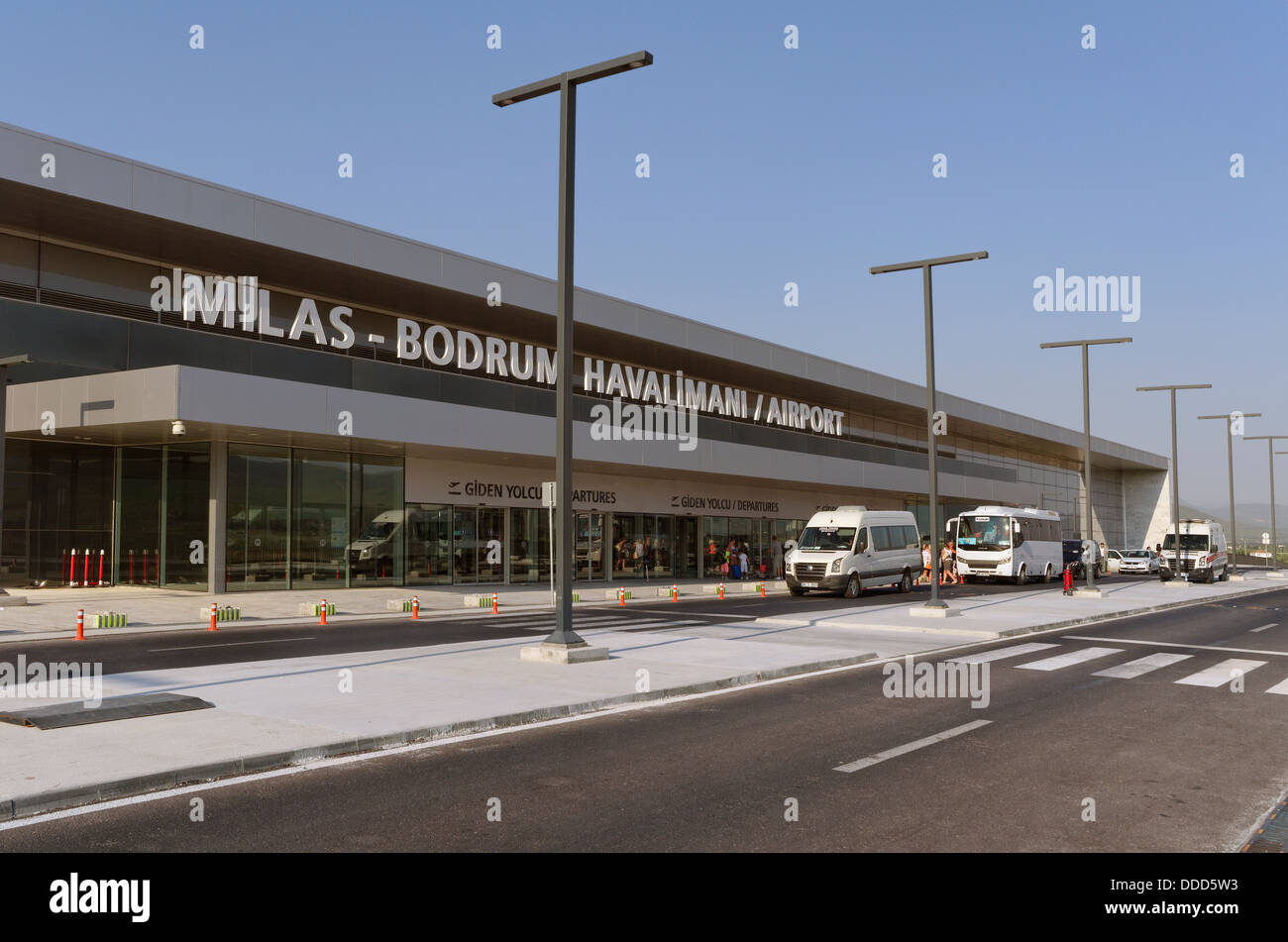 Bodrum/Milas Airport (BJV) International Terminal, opened 2013 at Mugla ...