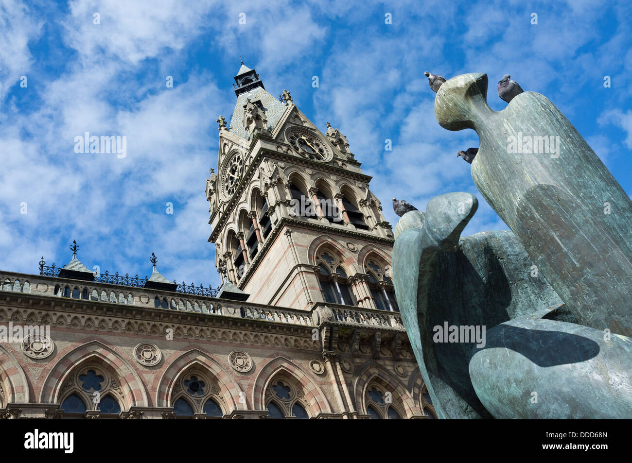 A celebration of Chester sculpture by Stephen Broadbent in front of the ...
