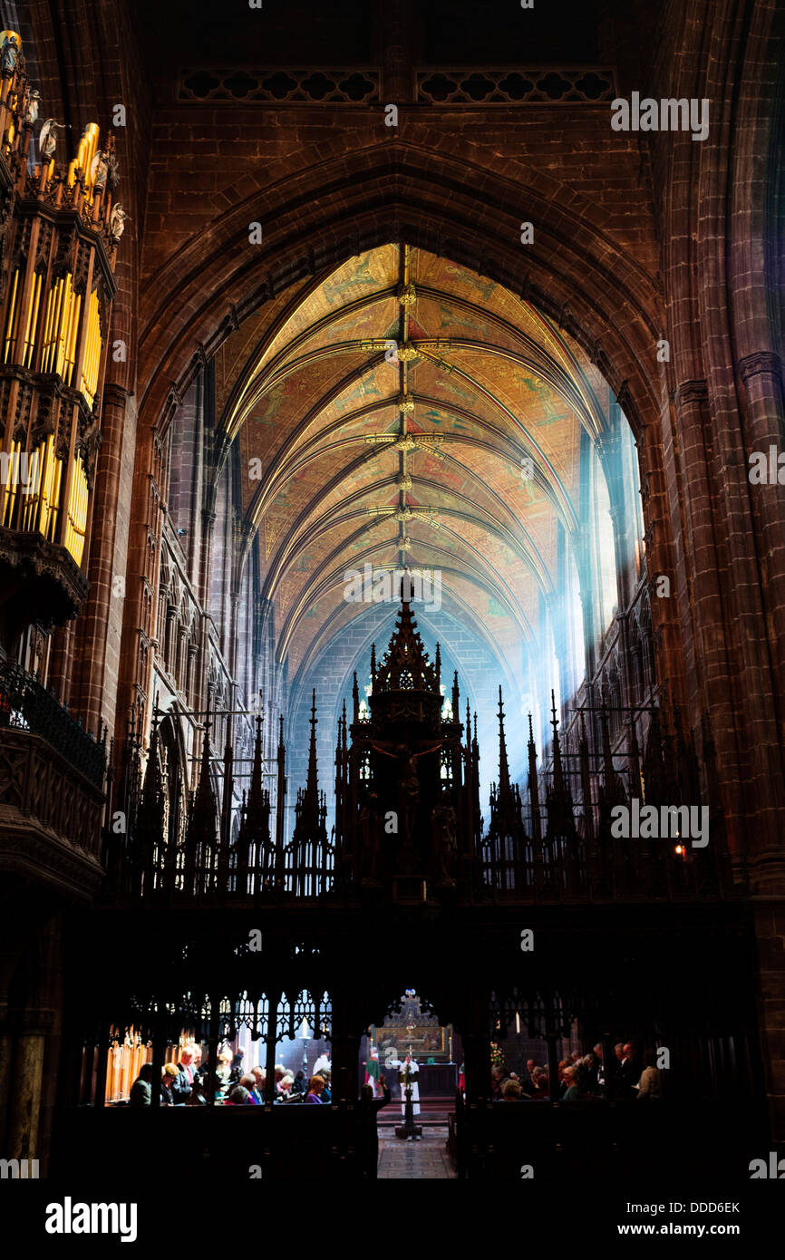Chester Cathedral Interior High Resolution Stock Photography and Images ...