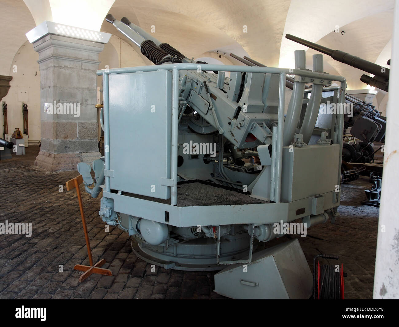 The 1936 40mm Anti-Aircraft (AAA) machine gun was commonly used in ...