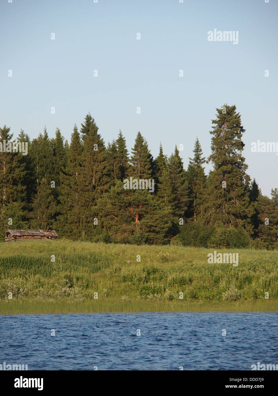 Beach lake Stock Photo - Alamy