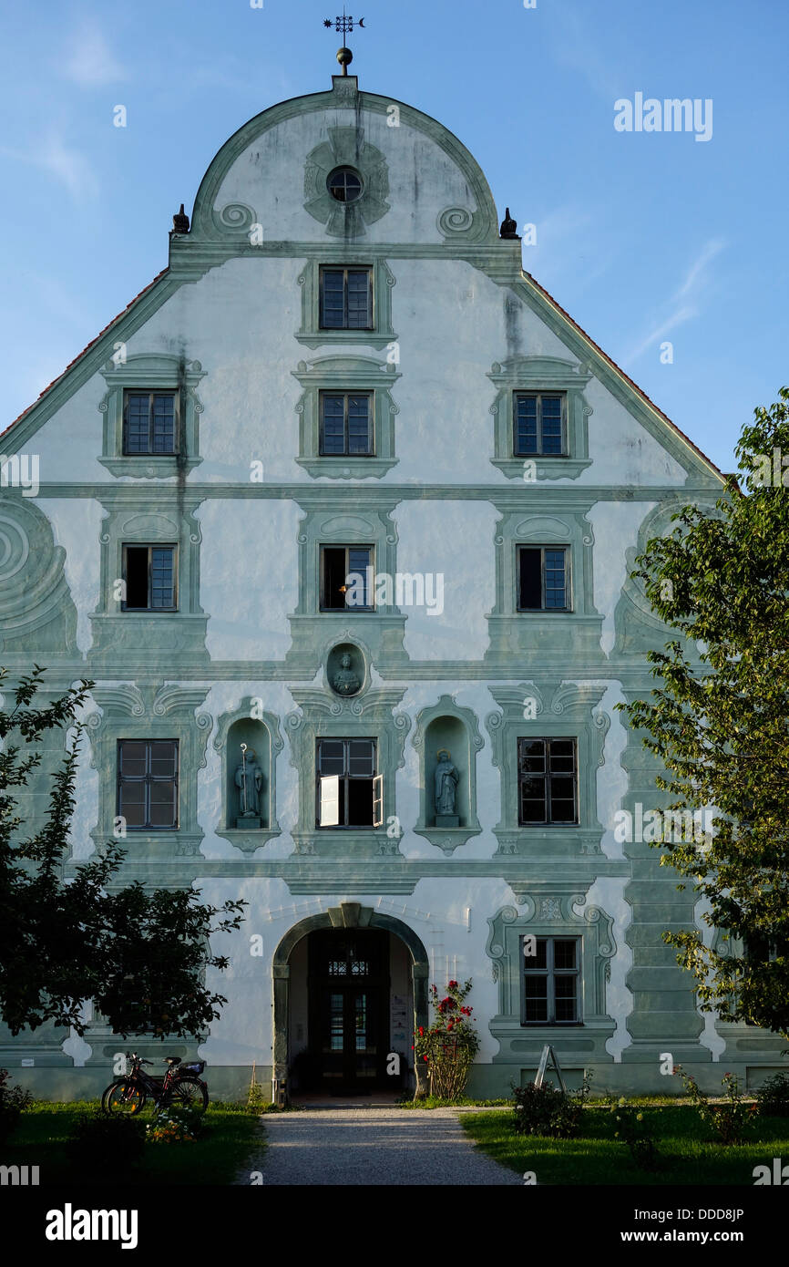 Germany, Upper Bavaria, Benediktbeuern, Monastery Stock Photo - Alamy