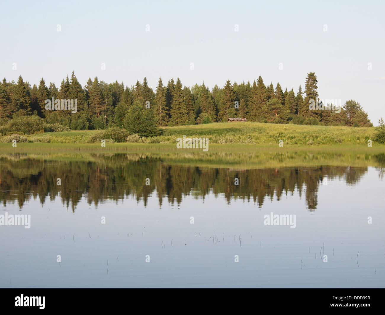 Beach lake Stock Photo - Alamy