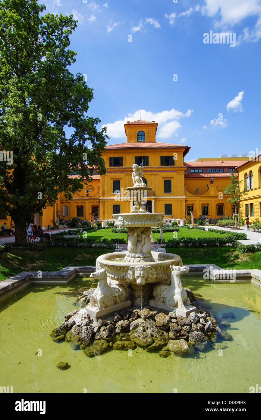 The newly renovated Lenbachhaus in Munich, museum, Bavaria Upper ...