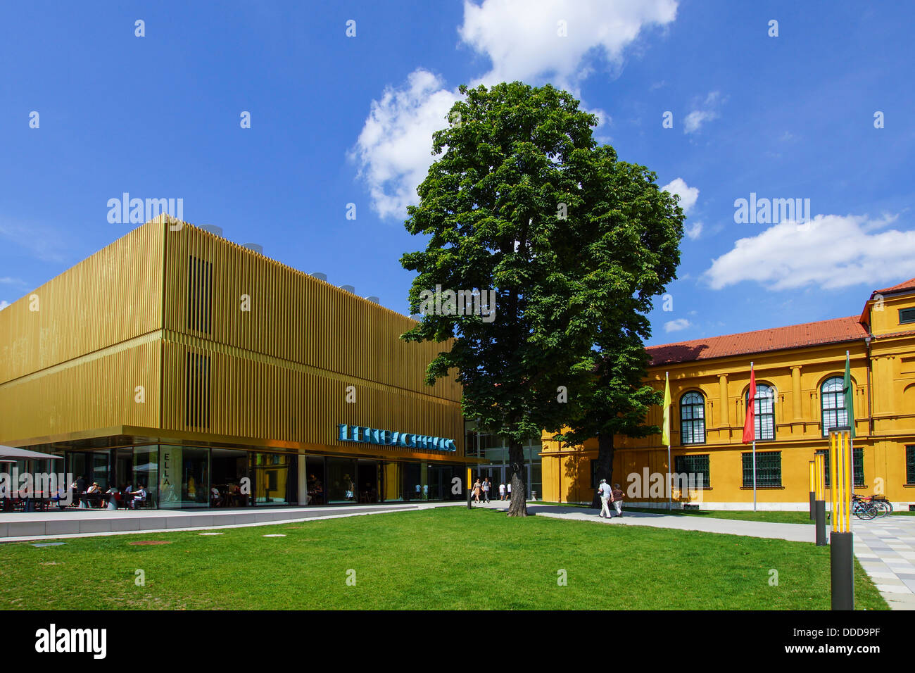 The newly renovated Lenbachhaus in Munich, museum, Bavaria Upper ...