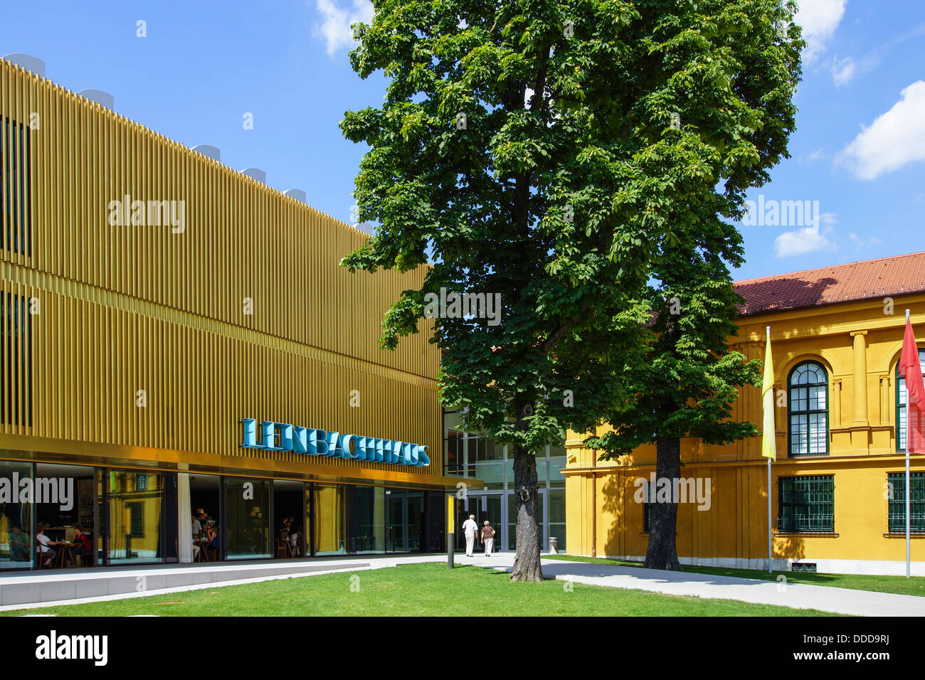 The newly renovated Lenbachhaus in Munich, museum, Bavaria Upper ...