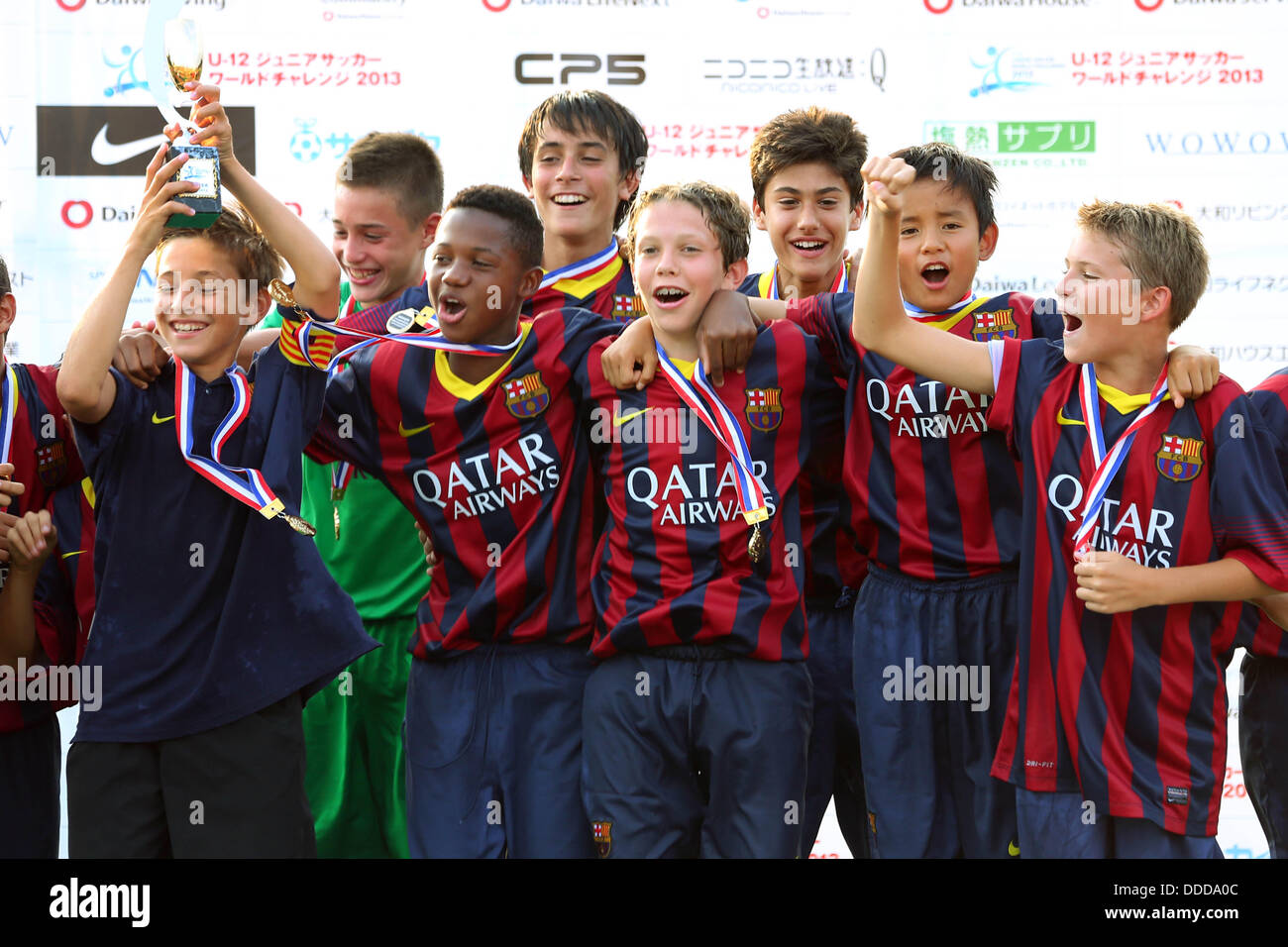 Tokyo, Japan. 30th Aug, 2013. FC Barcelona Team Group (Barcelona ...