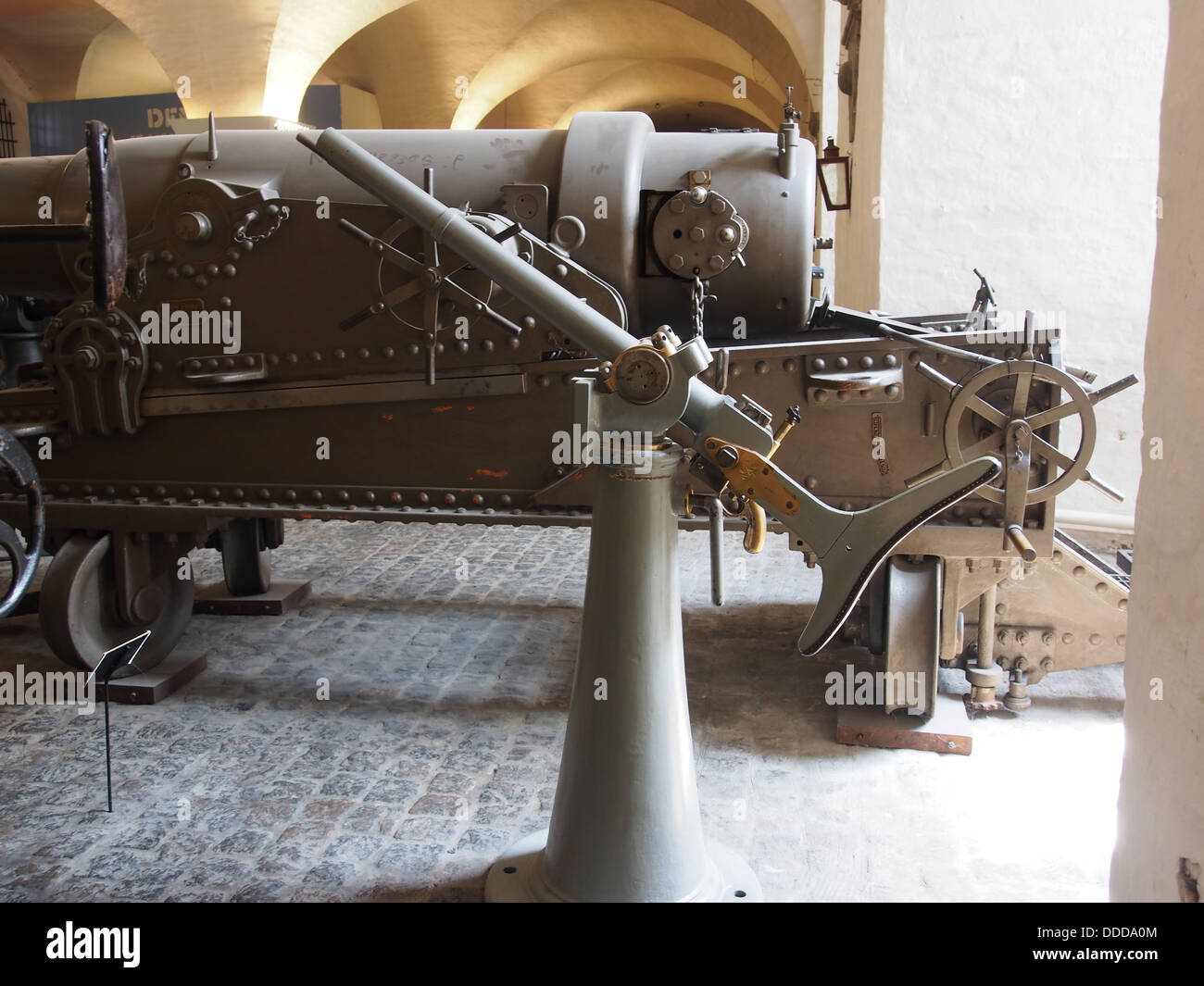 Danish 37mm naval cartridge gun model 1886, pic1 Stock Photo - Alamy