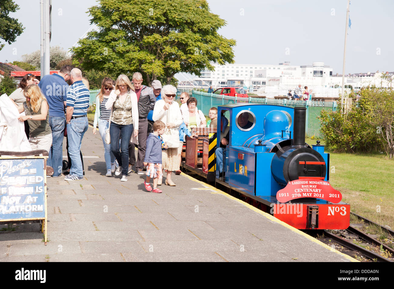 Southport Lakeside Miniature Railway Stock Photo - Alamy