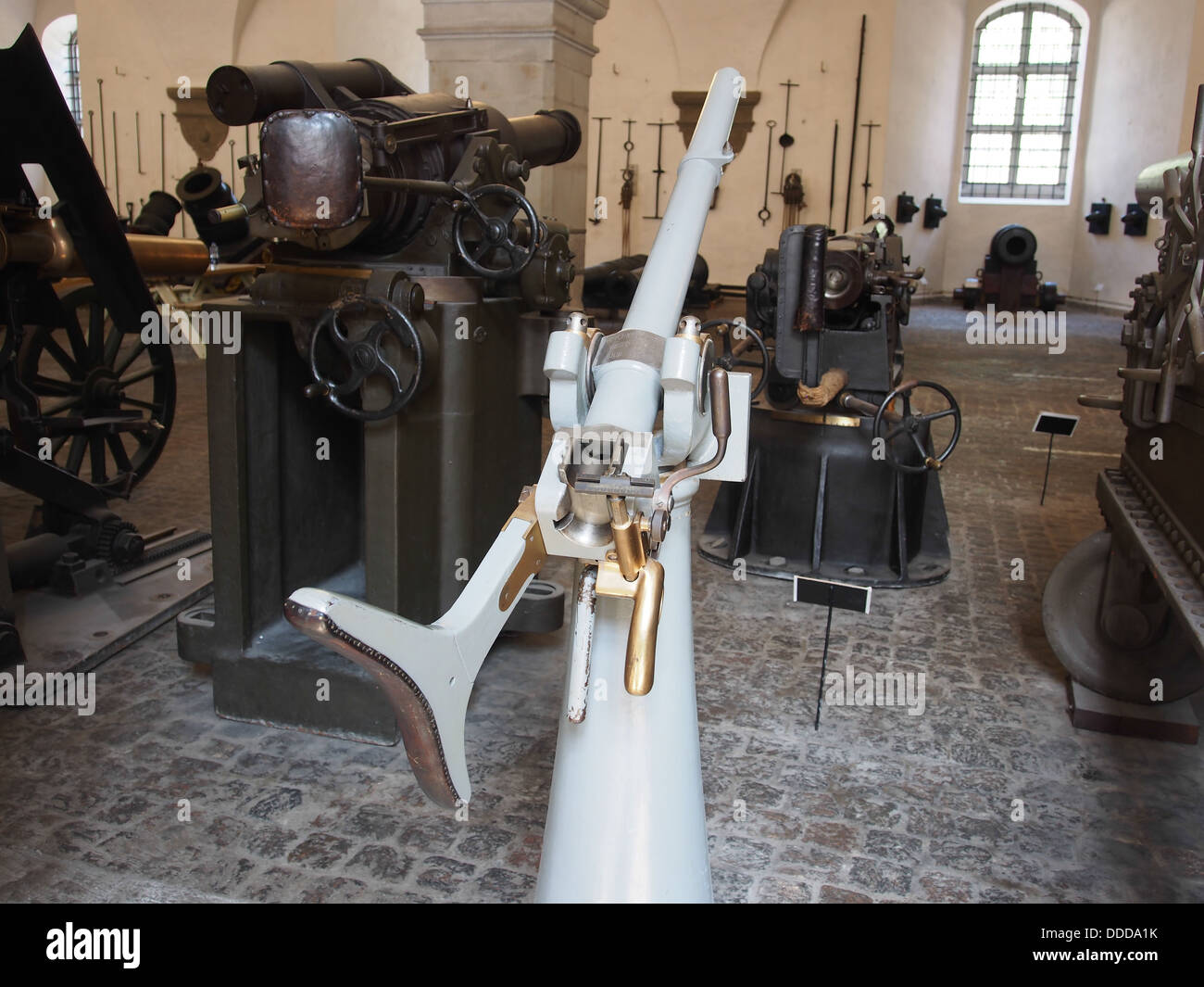 The Danish 37mm naval cartridge gun, model 1886, is an early artillery ...