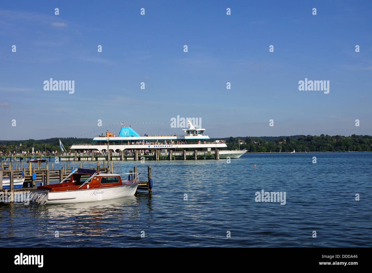 Starnberg Lake Starnberg, Starnberger See, Bavaria, Upper Bavaria ...