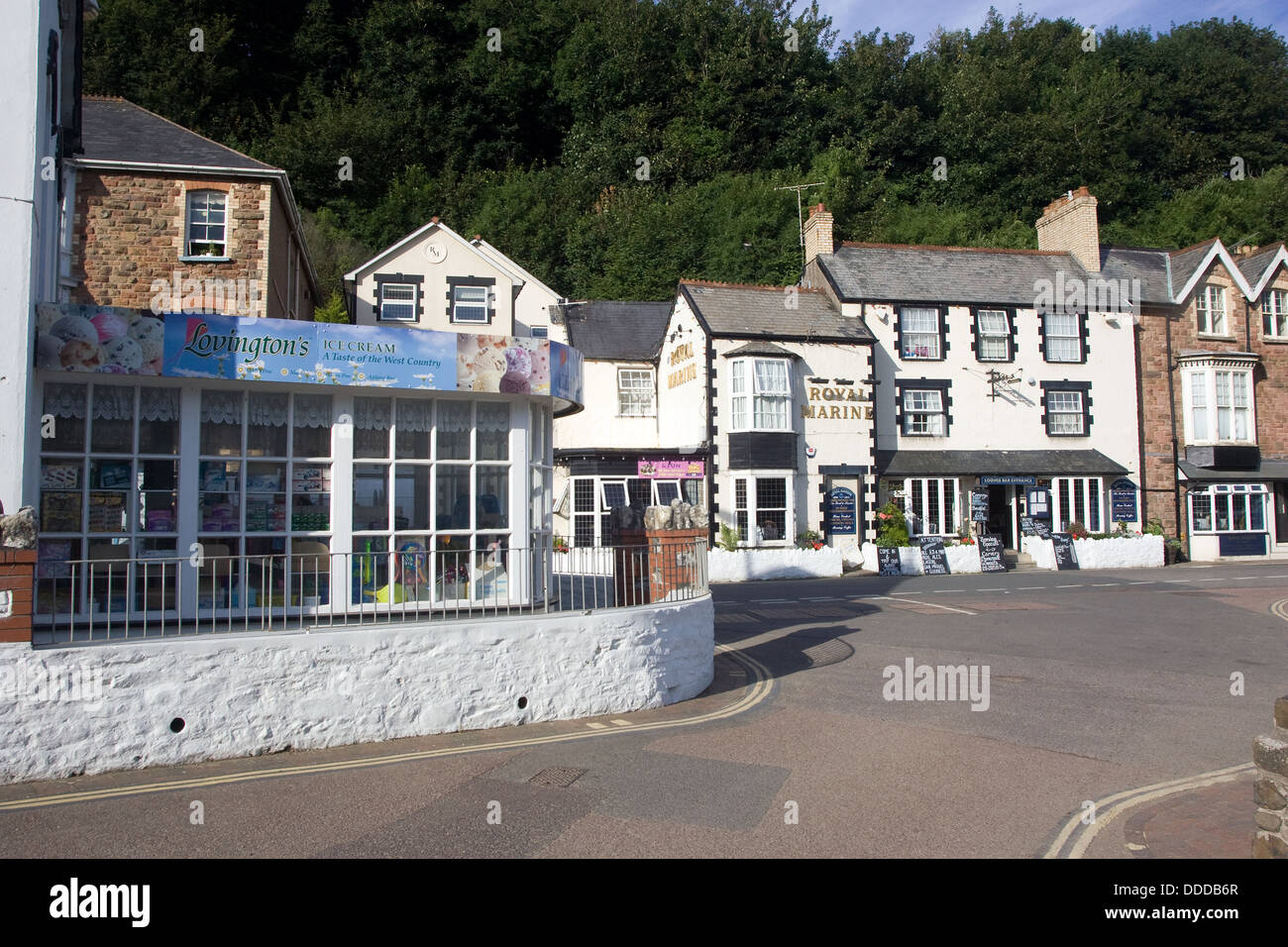Combe Martin North Devon England Stock Photo - Alamy